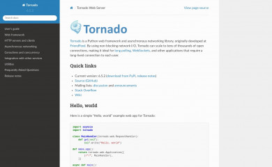 TornadoServer - What CMS?